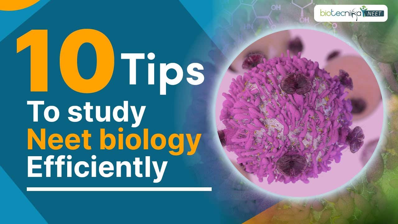 Study NEET Biology Efficiently - 10 SOLID TIPS