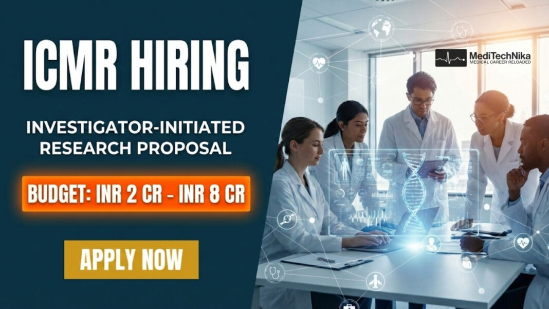 ICMR Call for Proposal 2026 | Grant Of INR 8 Cr for Researchers
